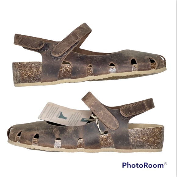 BioNatura | Shoes | Bionatura Distressed Brown Leather Sandals Sizes ...